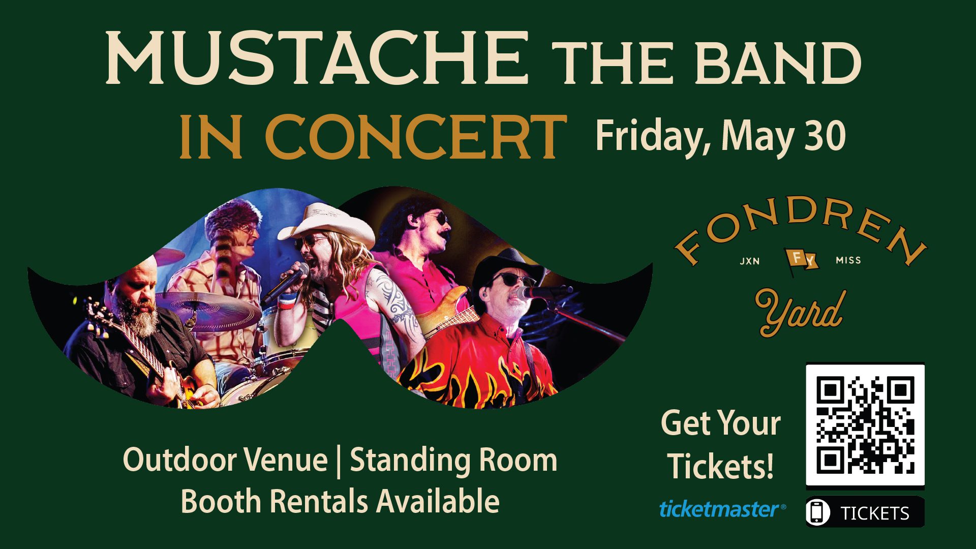 Mustache The Band Concert - The Block at Fondren